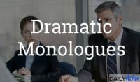 Dramatic Monologues - Daily Actor: Monologues, Acting Tips, Interviews ...