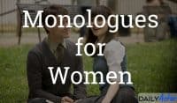 Monologues for Women - Daily Actor: Monologues, Acting Tips, Interviews ...